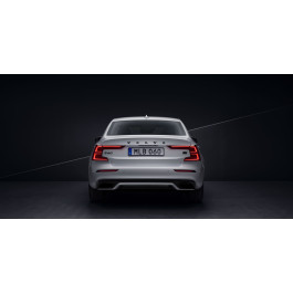 Dual integrated end pipes in Glossy black, Volvo S60, V60