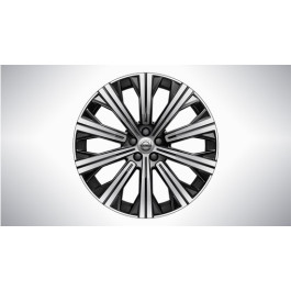 Aluminum rim set "10-spoke Black Diamond Cut" 9 x 20" incl. T8