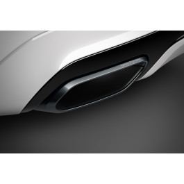 Dual integrated end pipes in Glossy black, Volvo XC60